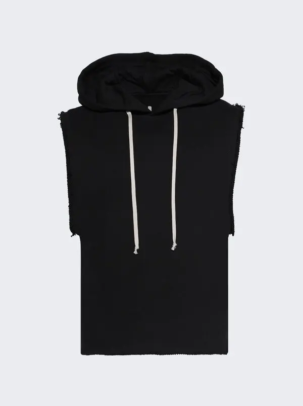 Rick Owens Sleeveless Hoodie - Black