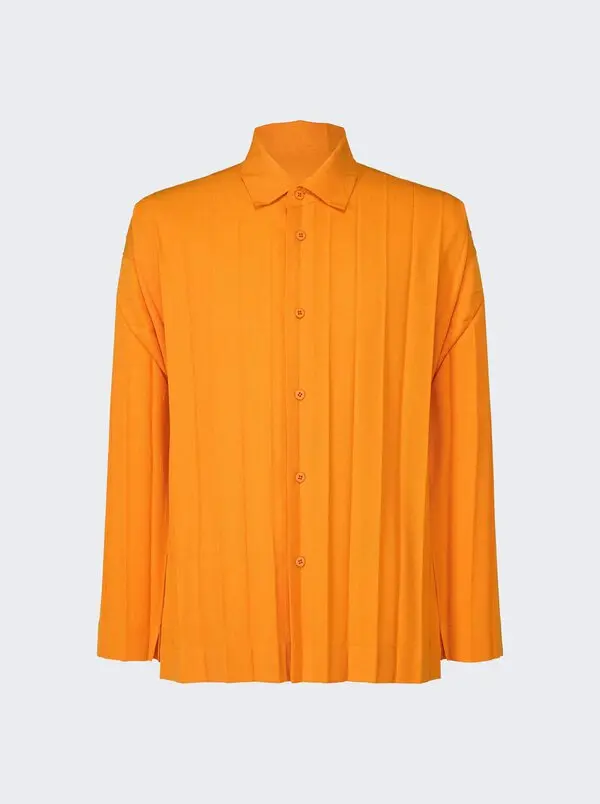 HOMME PLISSÃ ISSEY MIYAKE Edge Ensemble Shirt - Orange