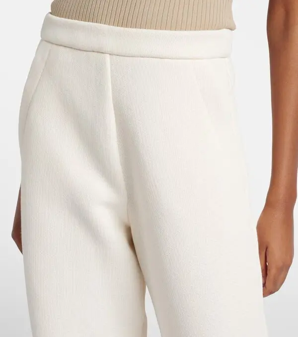 Max Mara Dente Cotton-blend Sweatpants