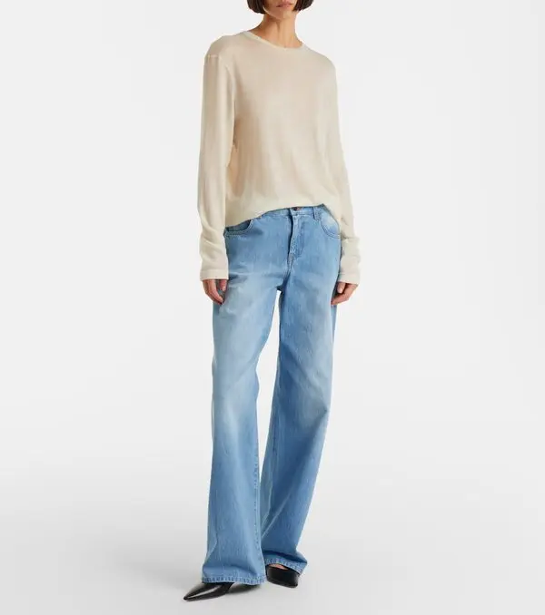 THE ROW Eglitta Straight Leg Jeans