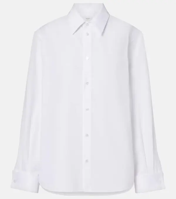 Saint Laurent Cotton Poplin Shirt - White