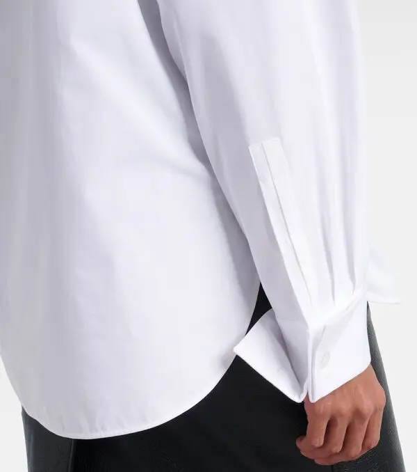 Saint Laurent Cotton Poplin Shirt - White