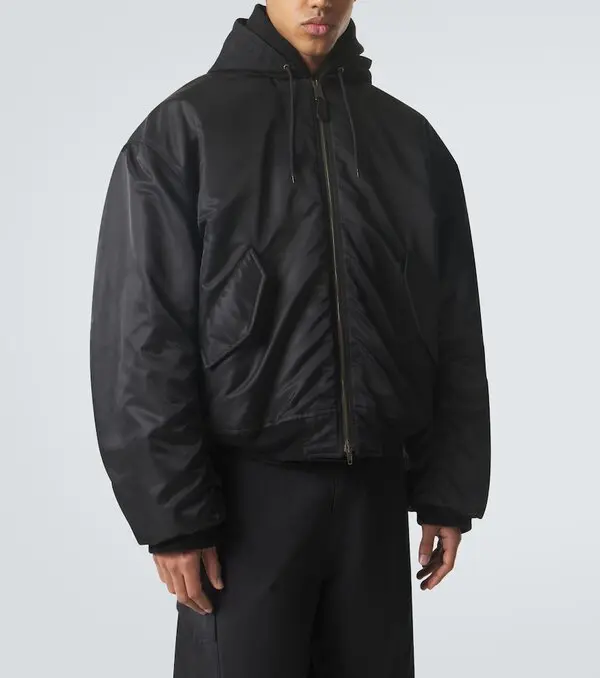 Balenciaga Hooded Bomber Jacket
