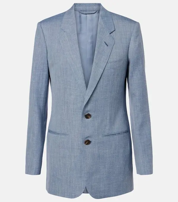 Loro Piana Guia Wool, Silk, And Linen Jacket
