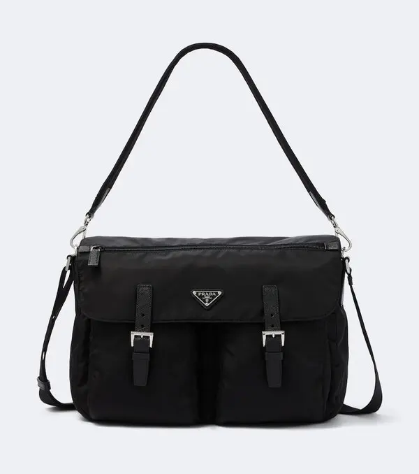 Prada Re-nylon Shoulder Bag - Black