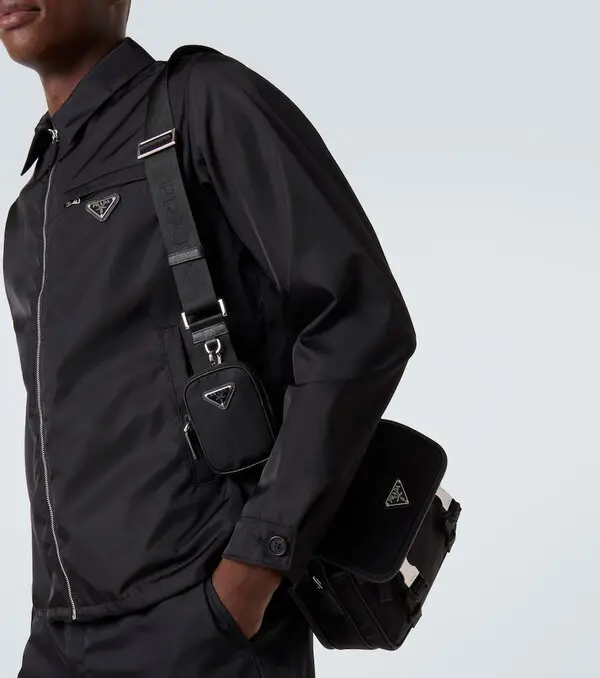 Prada Re-nylon Shoulder Bag - Black