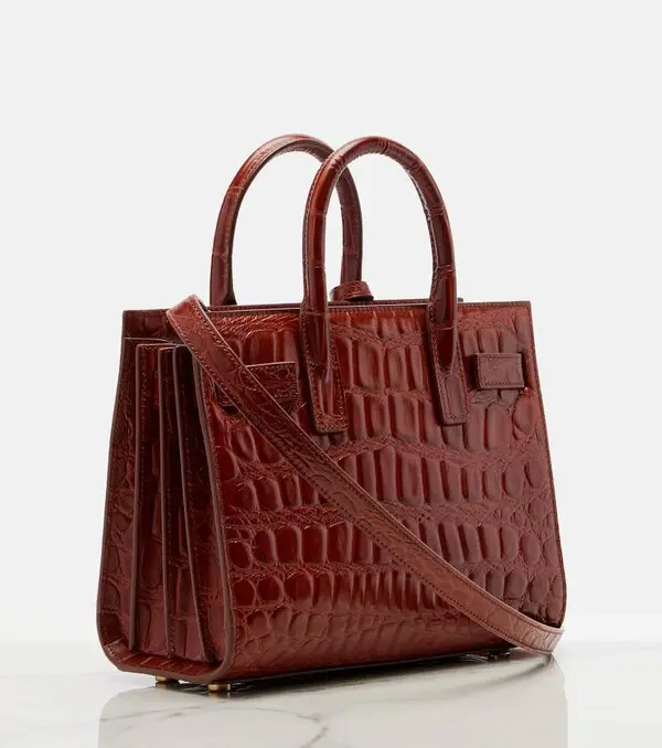 Saint Laurent Sac De Jour Nano Top-handle Bag - Brown