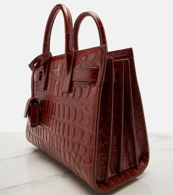 Saint Laurent Sac De Jour Nano Top-handle Bag - Brown