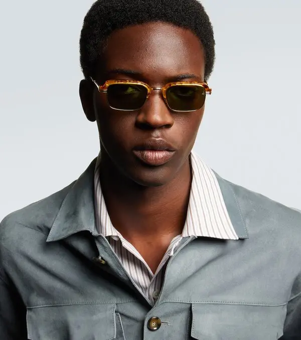 JACQUES MARIE MAGE Comanche Rectangular Sunglasses
