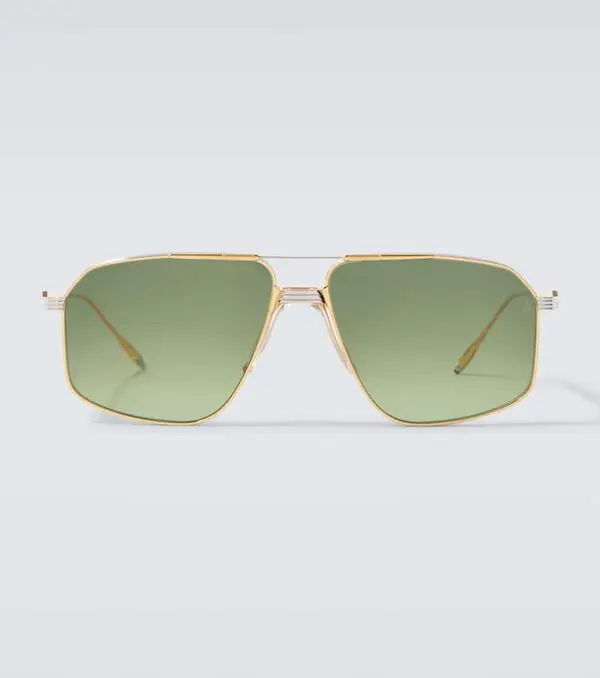 JACQUES MARIE MAGE Aviator Sunglasses - Gold