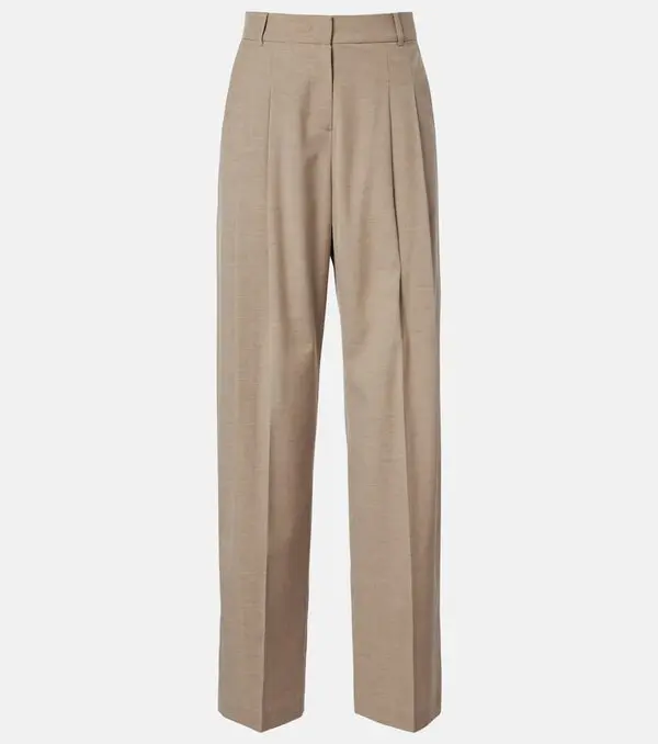 THE FRANKIE SHOP Gelso Wide-leg Pants - Beige