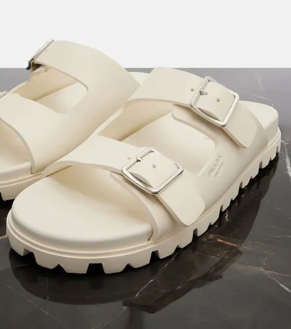 Prada Logo Sandals