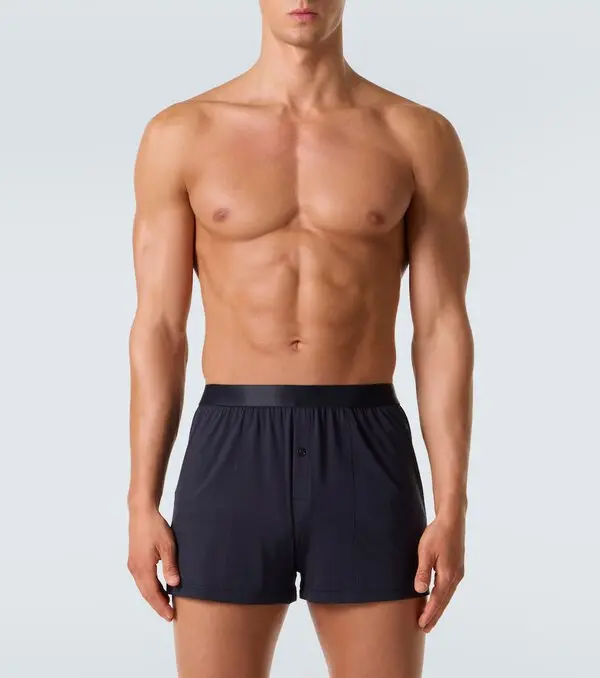 CDLP Set Of 3 Jersey Boxer Briefs - Black