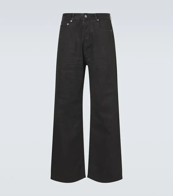 Rick Owens Geth Wide-leg Jeans - Black