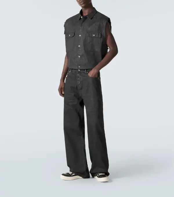 Rick Owens Geth Wide-leg Jeans - Black