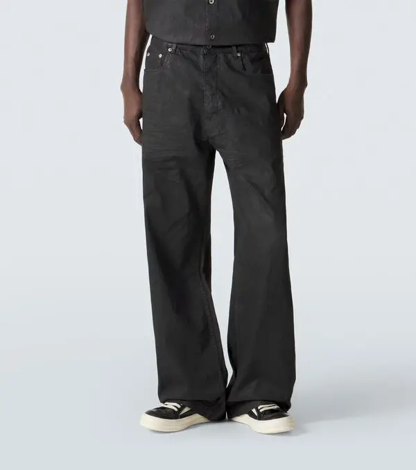 Rick Owens Geth Wide-leg Jeans - Black