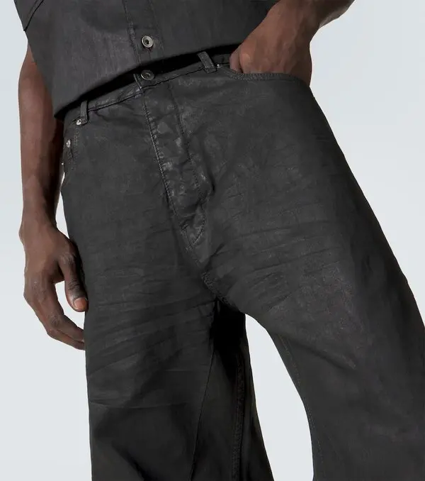 Rick Owens Geth Wide-leg Jeans - Black