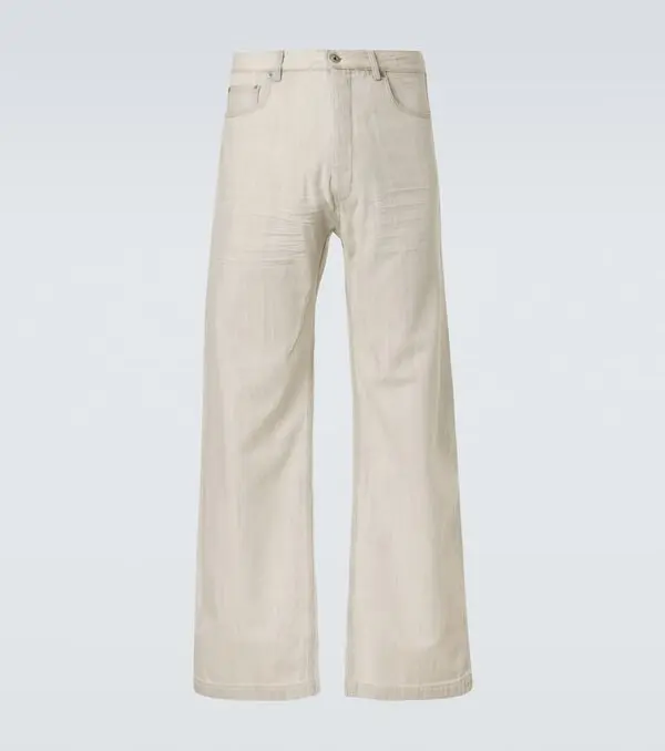 Rick Owens Geth Wide-leg Jeans - Grey