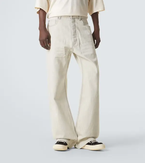 Rick Owens Geth Wide-leg Jeans - Grey