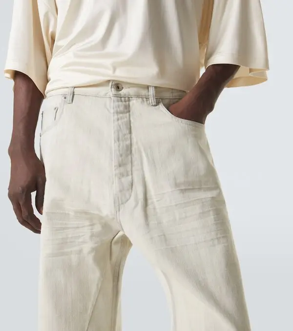 Rick Owens Geth Wide-leg Jeans - Grey
