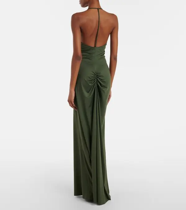 Victoria Beckham Maxi Dress - Green