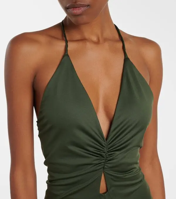 Victoria Beckham Maxi Dress - Green