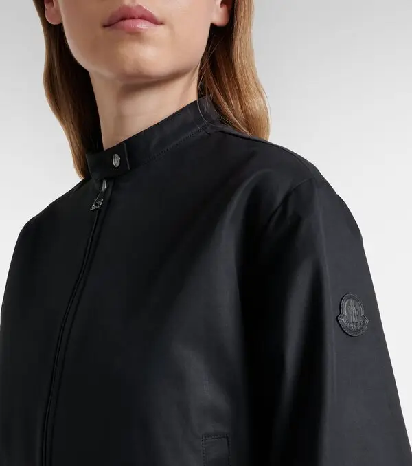 Moncler Gruissan Cotton-blend Bomber Jacket - Black