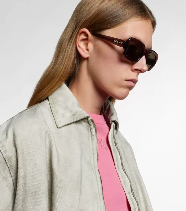 Loewe Anagram Rectangular Sunglasses