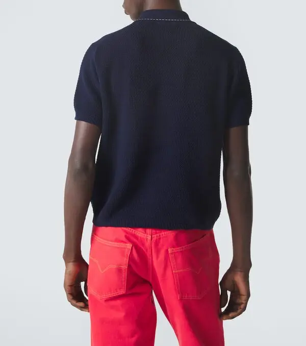Versace Cotton Polo Sweater