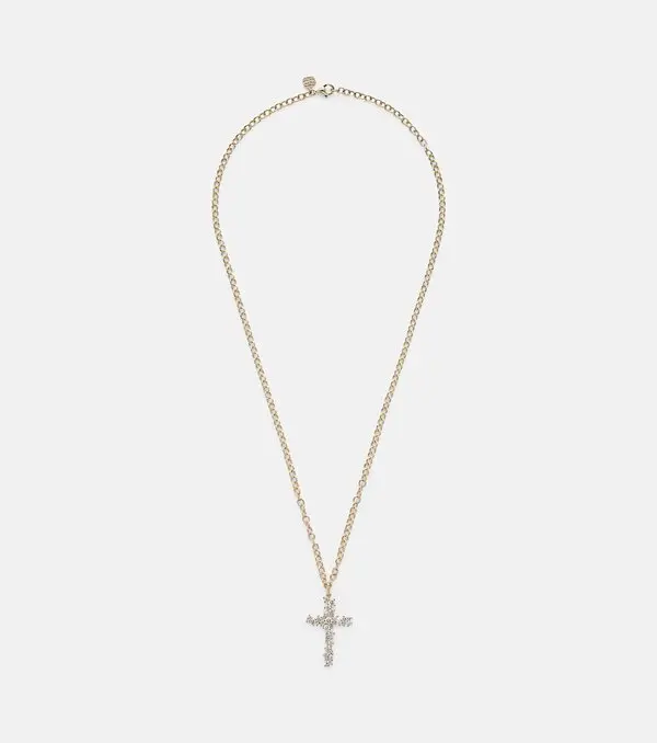 SYDNEY EVAN 14kt Yellow And Diamond Pendant Necklace - Gold