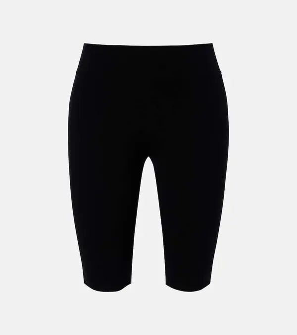 TOTEME Knitted Bike Shorts - Black