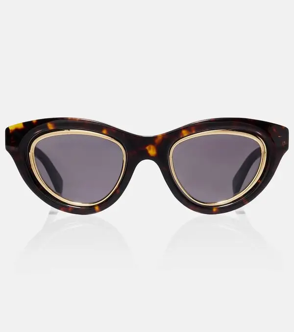Loewe Anagram Cat Eye Sunglasses - Brown