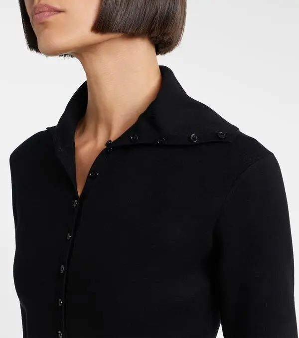TOTEME Knitted Cardigan - Black