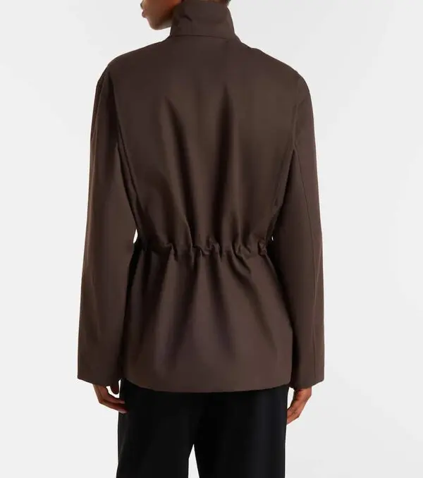 THE ROW Floriane Cotton And Cashmere Field Jacket