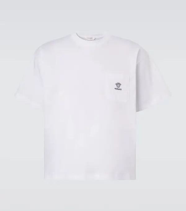 Versace Medusa Cotton Jersey T-shirt - White
