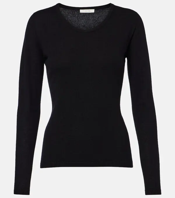 THE ROW Nezana Cashmere Sweater - Black
