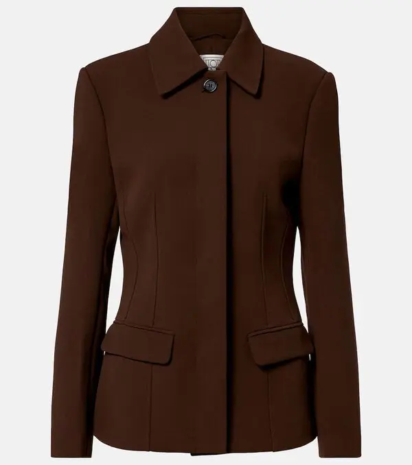 TOTEME Single-breasted Blazer - Brown