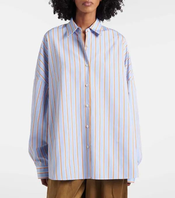 Dries Van Noten Striped Cotton Shirt