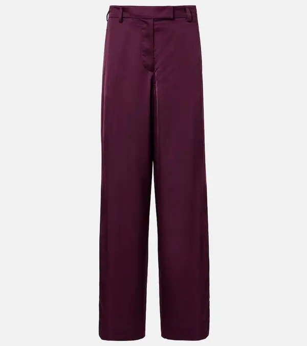 Dries Van Noten Wide-leg Trousers - Purple