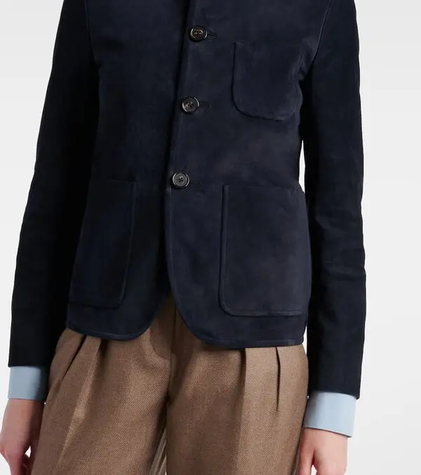 Loro Piana Spagna Mini Suede Jacket