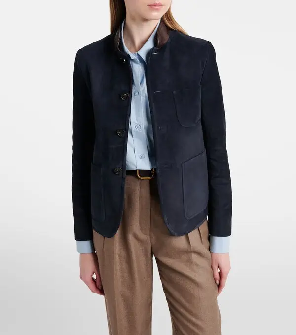 Loro Piana Spagna Mini Suede Jacket