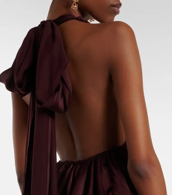 Zimmermann Luna Halterneck Silk Top