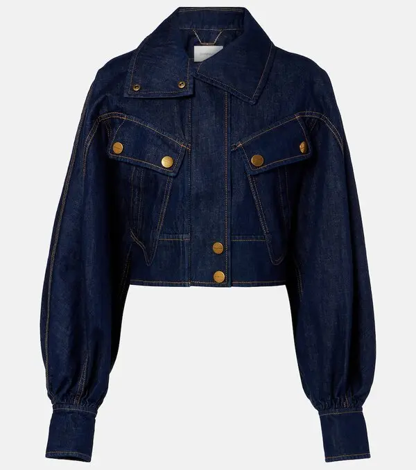 Zimmermann Luna Denim Jacket - Blue