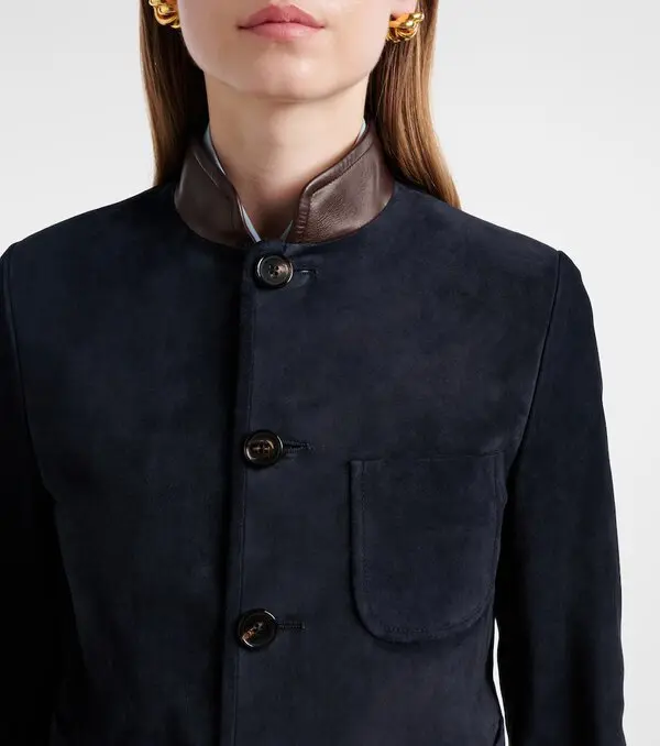 Loro Piana Spagna Mini Suede Jacket