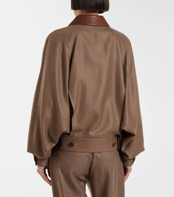 Loro Piana Kiefer Cashmere And Silk Bomber Jacket