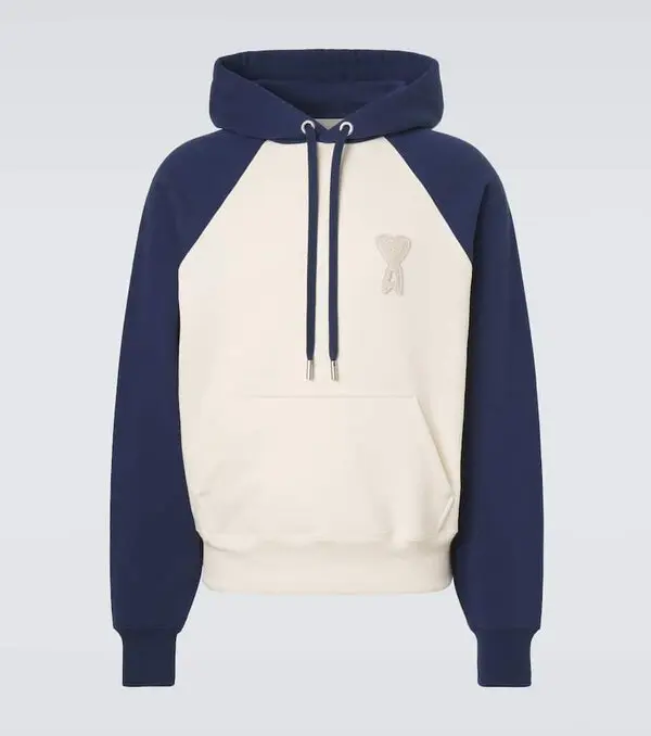 Ami De Cœur Cotton Hoodie - White