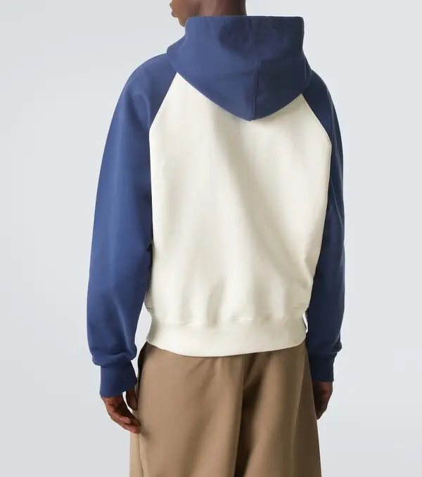 AMI Paris De Coeur Cotton Hoodie - White