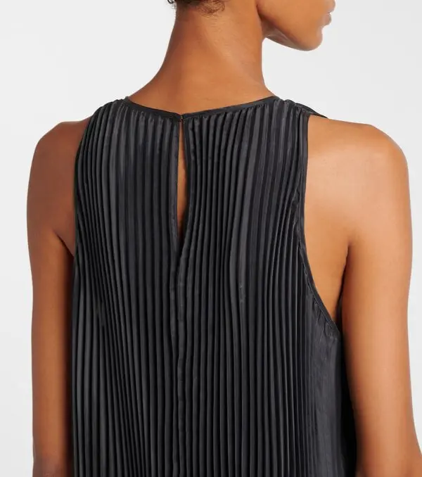 JOSEPH Chenes Pleated Halterneck Maxi Dress