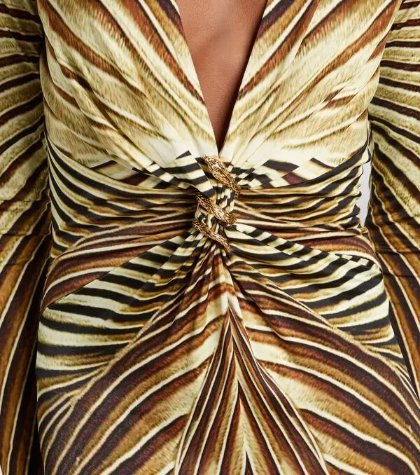 Roberto Cavalli Printed Maxi Dress