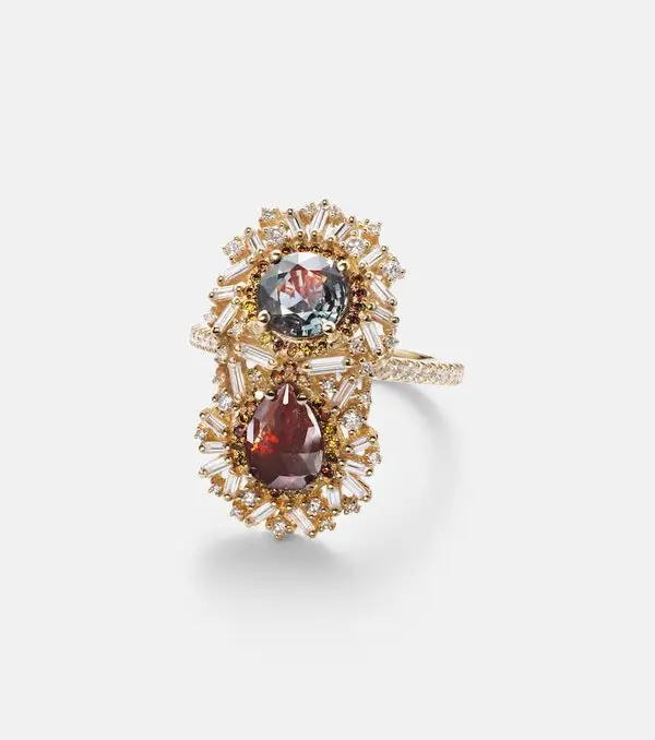SUZANNE KALAN 18kt Ring With Diamonds - Gold